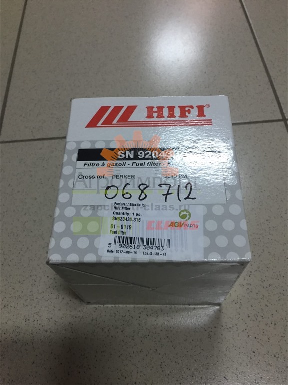 LEXION ФИЛЬТР ТОПЛИВНЫЙ 068712.0 | 000068712.0 | 796214.0 | 000796214.0 ...